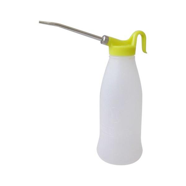 容器が半透明で内容物が見やすいオイラーです ノズルの材質が真鍮クロームメッキなのでサビに強く、対象物周辺が熱い場合でも変形が起こりにくいです   【入数】 1点 NS400