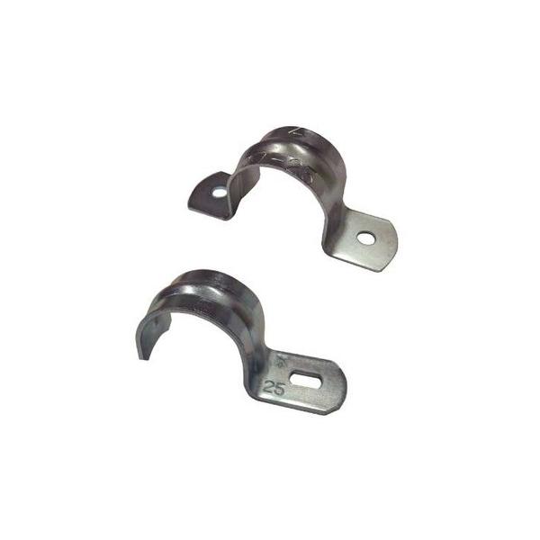 パイプに棚板などを取付けるバンド。片側と両側固定があります。使用ねじ径：4mmサイズ：Φ25.4パイプ用カラー：ユニクロめっき材質：鉄／ユニクロめっきID625B