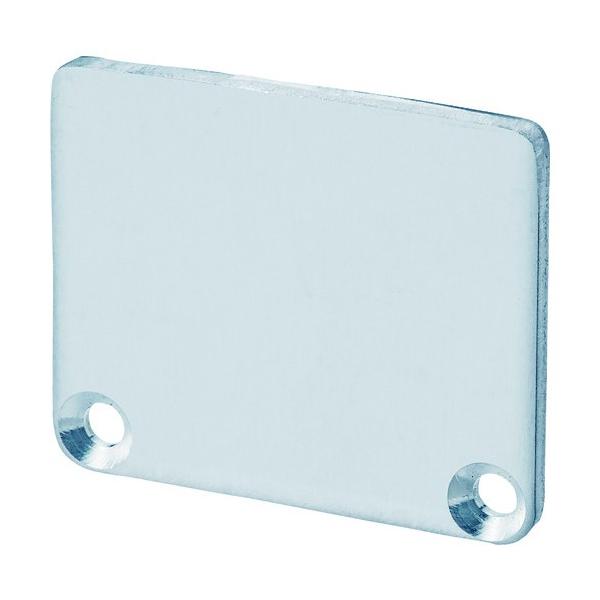 用途 ・レールの端に取り付けてランナーの落下を防止します。 ・レールの断面を隠します。 仕様 ・品名:キャッププレート・寸法(mm):37×42×2.6・製造国:日本 材質 ・アルミニウム合金 セット内容/付属品 ・取付ビス 注意 ・1発送...