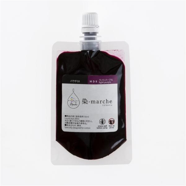 50ml 染まるもの:綿糸 「染-marche」専用液体染料50ml・全15色。  イージーライナー（別売）を使って水で染めるから面倒な温度管理はいりません。  使い終わったら小さく畳んで処分できるエコなパウチタイプ。  染-marche(...