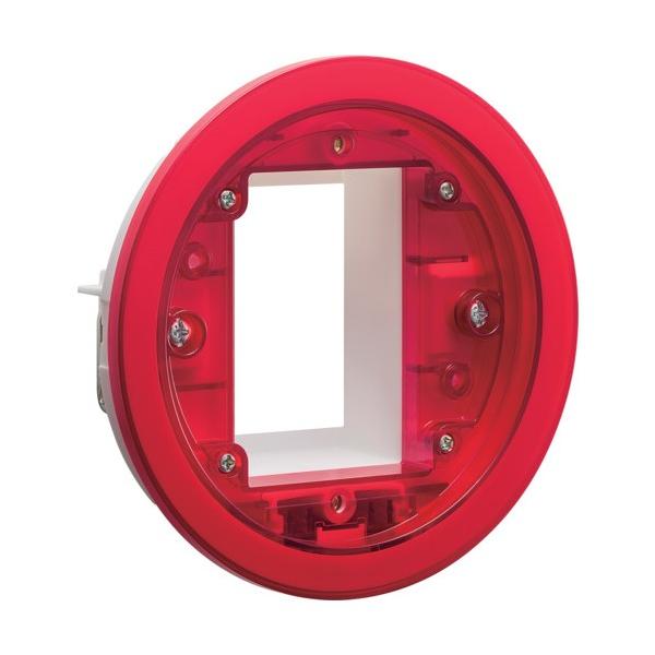 ■特徴 フラット取付・かんたん取付を選択可能。 組込機器（発信機・表示灯）単品の取替も可能。 ■仕様 表示灯:LED    【重量】 130G 【原産国】 000 BV8071