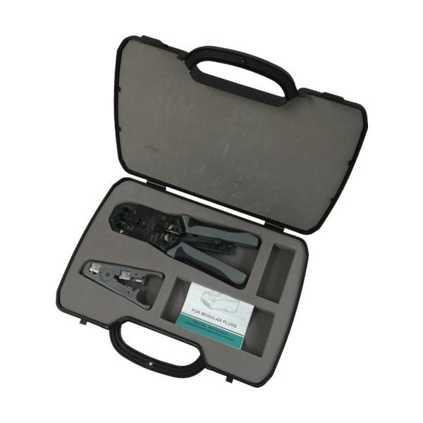 ■特徴 Panduit社製RJ45モジュラプラグ（MP588-L、MP588-C、MPS588-C、SP688-C、SP6X88-C、SPS688-C、SPS6X88-C）の他、標準のRJ11（4芯および6芯）の圧着成端が可能です。 ケーブ...