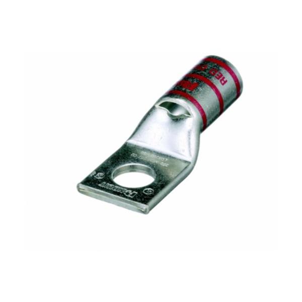 ■特徴 1穴の銅製圧縮端子です。接続確認用の検査窓があります。錫めっきです。 ■仕様 銅製圧縮端子 1穴 電線サイズ 350 kcmil 取付穴サイズ 168mm LCA350-58-X    【重量】 1020G 【入数】 10個 【原産...