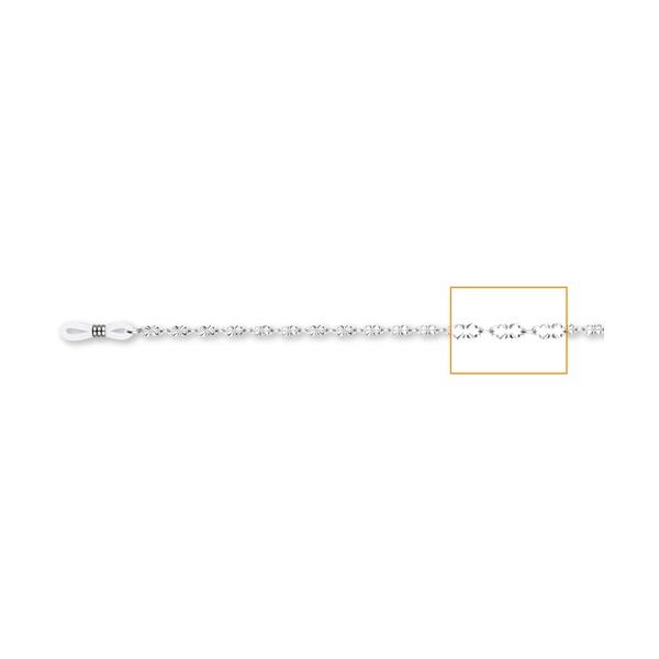 ■特徴 真鍮/ロジウムメッキ 長さ70CM ■用途 メガネを首からぶら下げる為に。 ■仕様 真鍮ロジウムメッキのメガネチェーン ■材質 チェーン:真鍮/ロジウムメッキ    【カラー】 銀 【重量】 14G 【原産国】 日本製 056006