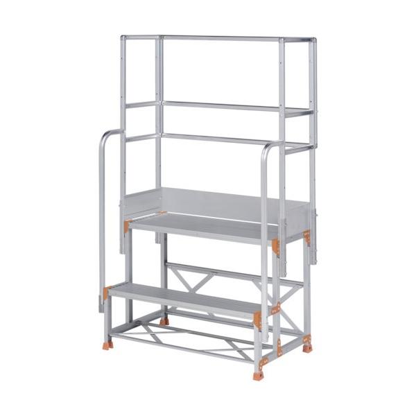 ■特徴 手すりの高さを900mm、1100mmどちらの高さでも使用する事ができる兼用手すりです。  ■用途 作業台からの転落防止用に。  ■仕様 手すり高さ：900mm 1100mm兼用タイプ  ■セット内容 FGN-YT4×2 FGN-H...