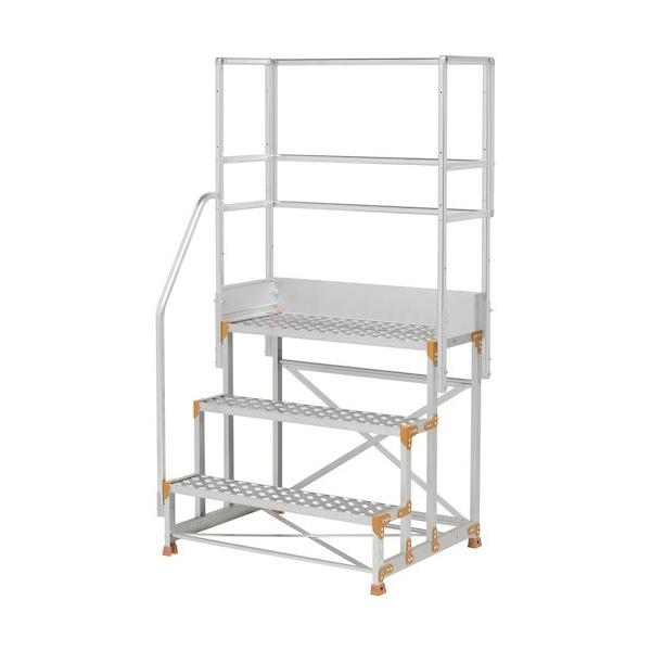 ■特徴 手すりの高さを900mm、1100mmどちらの高さでも使用する事ができる兼用手すり  ■用途 作業台からの転落防止用に。  ■仕様 手すり高さ900mm・1100mm兼用タイプ  ■セット内容 FGN-YT4×2 FGN-HTX×1...