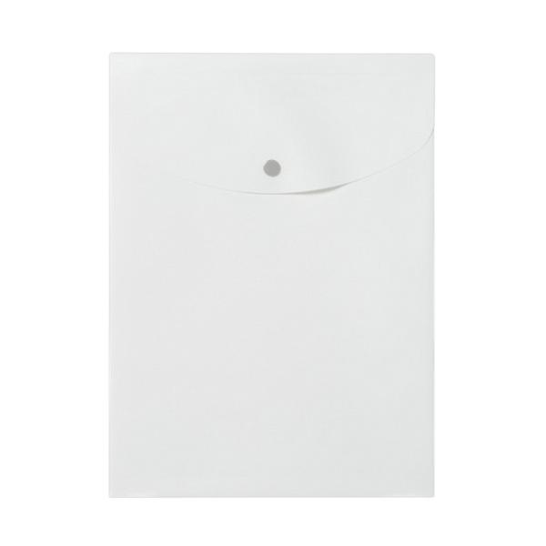 ■特徴 背面にクリアポケットが付いたエンベロープです。 しっかりとまるホック式です。 書類を入れたまま中身が見える背面ポケット付です。  ■仕様 ドキュメントファイル タテ型 収容枚数：コピー用紙約３００枚 業務用パック マチ付 フタ付 ホ...