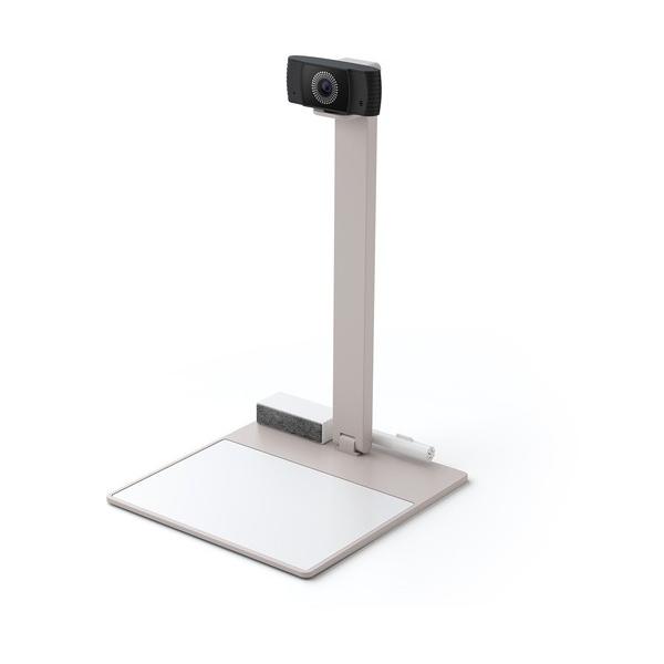 ■特長 オンラインでも書いて、見せて、説明できる！筆記パッド付書画カメラです。  ■用途 オンライン会議・授業・セミナー・研修に。  ■仕様 色:グレー 縦(mm):310 横(mm):189 厚さ(mm):202 オンラインでも書いて、見...