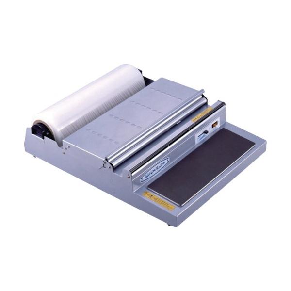 商品画像はイメージ画像です。実際とは異なる場合がございます。 ■特徴 食品用簡易型包装機です。 消費電力165Wなので経済的です。  ■用途 スーパー、食品加工場に。  ■材質 鋼板にシルバー塗装 ●電源(V):100 ●消費電力(W):1...