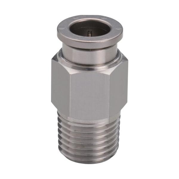 商品画像はイメージ画像です。実際とは異なる場合がございます。 ■特徴 耐蝕に優れたSUS316製ワンタッチ継手です。  ■用途 食品、薬品、医療、半導体などの分野の配管に。  ■材質 金属本体：ステンレス(SUS316) シールゴム：フッ素...