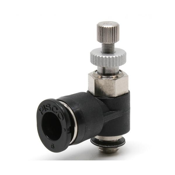 ■特徴 株式会社日本ピスコ公式サイトにてCADデータを提供しております。 低流量タイプの形状が充実しています。 ■用途 低速シリンダに最適。 ■仕様 ワンタッチ継手内蔵型速度制御弁 標準仕様 流量タイプ:低流量、ニードルツマミ部の刻印:AT...