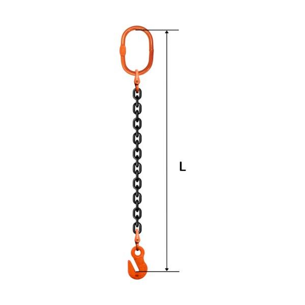 ■特徴 ウィナー・グレード10を使用した1本吊り用チェーンスリングです。 摩耗に強く、長期間使用可能です。 日常点検、年間定期点検が容易に行えます。 ■仕様 ASTM973/A973M-01に基づいたチェーンを使用。 使用荷重を記入したタグ...