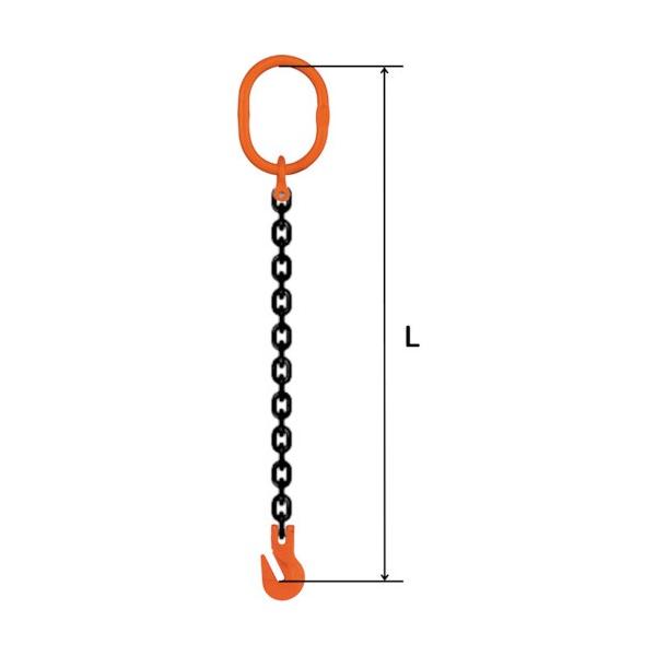 ■特徴 ウィナー・グレード10を使用した1本吊り用チェーンスリングです。 摩耗に強く、長期間使用可能です。 日常点検、年間定期点検が容易に行えます。 ■仕様 ASTM973/A973M-01に基づいたチェーンを使用。 使用荷重を記入したタグ...
