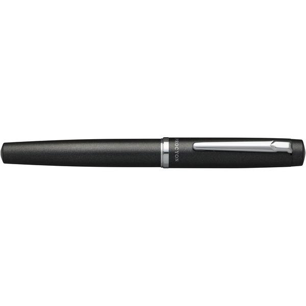 新開発のしなやかな大型五角絞りステンレスペンを採用しました。 ●ペン先:ステンレスペン（ST-28) 仕様:アルミボディ、マット塗装仕上げ ●付属品:カートリッジインク（ブルーブラック） ●化粧箱:ハコ-H1   【重量】 23g 【入数】...