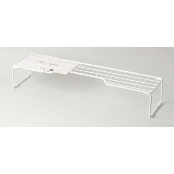 シンプルで機能的なフォルムはキッチンで大活躍 ビルトインタイプ(ガス・IH)のコンロ奥スペースを有効利用  【サイズ】 62×15×11cm 【入数】 1個 HB3604