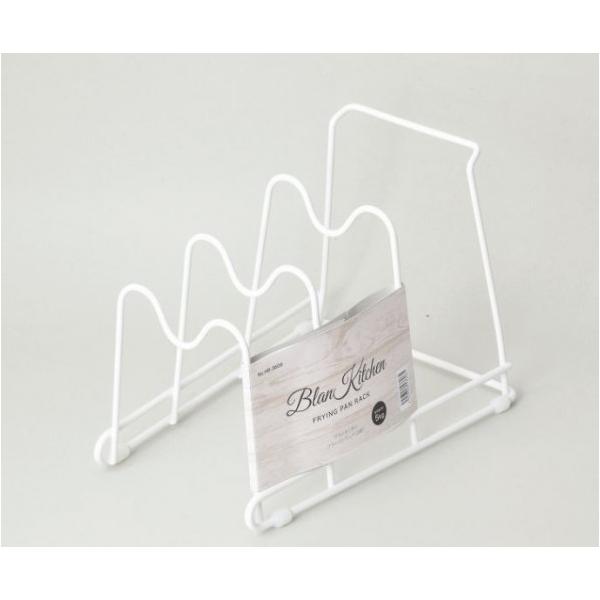 横置き、縦置きどちらでも使えるのでシンク下でも、引き出し収納の中でも使える便利なラック 横置きで使用する際は、鍋蓋も収納できる  【サイズ】 31×20×20.5cm 【入数】 1個 HB3606