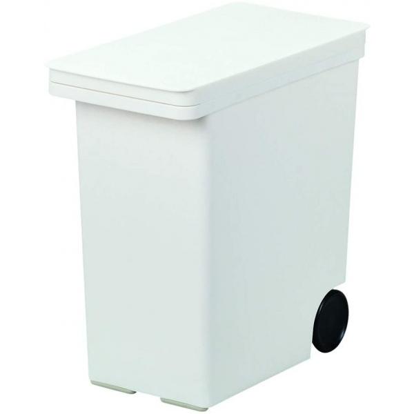 5kgの米袋がぴったり入る！ 袋に入れたまま保管できる米びつ。 お米を米びつに移し替える手間がなく、時短に。 サイズ(約)幅16×奥行32.5×高さ32cm 材質:本体・蓋・キャスター/ポリプロピレン ストッパー/熱可塑性エラストマー 計量...