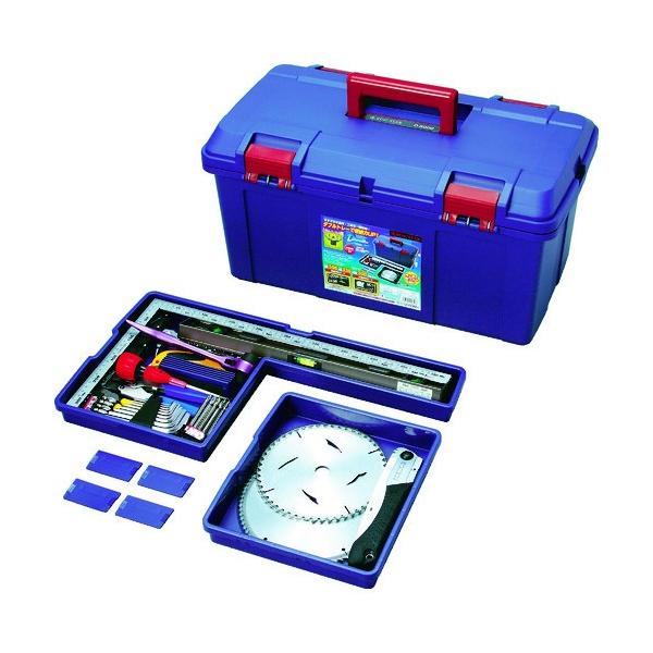 便利な両開きでフタも外すことができます。 収納性抜群で大型工具、作業工具の収納も可能です。 用途 本体には大型電動工具が収納可能。 中皿1段目にはチップソー、幅広工具など収納可能。 中皿2段目には曲尺、丸鋸定規など収納可能。 中皿2個付 フ...