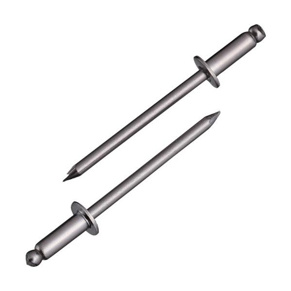 商品画像はイメージ画像です。実際とは異なる場合がございます。 ■特徴 片側から複数の母材をワン・アクションで締結できますので作業の省力化や生産性の向上に貢献します。 マンドレルもボディもステンレス製なので、強度が必要な場所に最適です。  ■...