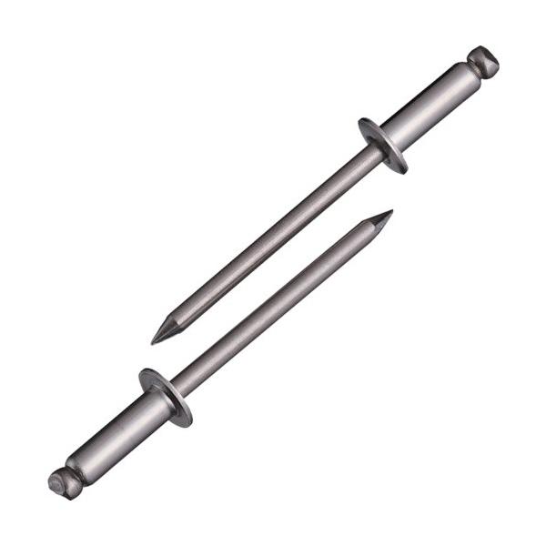 商品画像はイメージ画像です。実際とは異なる場合がございます。 ■特徴 片側から複数の母材をワン・アクションで締結できますので作業の省力化や生産性の向上に貢献します。 マンドレルもボディもステンレス製なので、強度が必要な場所に最適です。  ■...