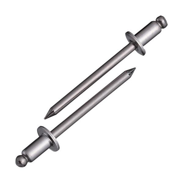 商品画像はイメージ画像です。実際とは異なる場合がございます。 ■特徴 片側から複数の母材をワン・アクションで締結できますので作業の省力化や生産性の向上に貢献します。 マンドレルもボディもステンレス製なので、強度が必要な場所に最適です。  ■...