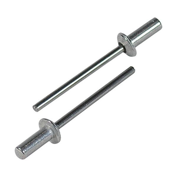 商品画像はイメージ画像です。実際とは異なる場合がございます。 ■特徴 リベット本体の頭部が密閉されていますので防水性にすぐれています。 片側から複数の母材をワン・アクションで締結できます。溶接に比べて作業の省力化や生産性の向上にメリットがあ...