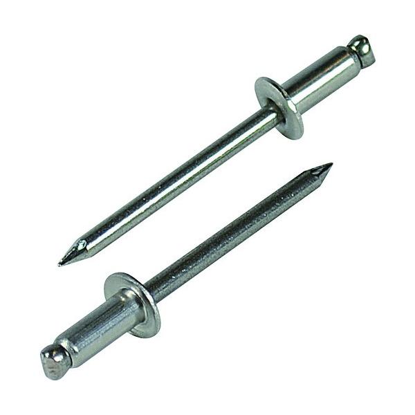 ■特徴 必要な仕事に無駄なく使える少量サイズです。 片側から複数の母材をワン・アクションで締結できます。  ■用途 耐食性にすぐれ、水回りや屋外に最適です マンドレルもボディもステンレス製なので、強度が必要な場所に最適です。 必要な仕事に無...