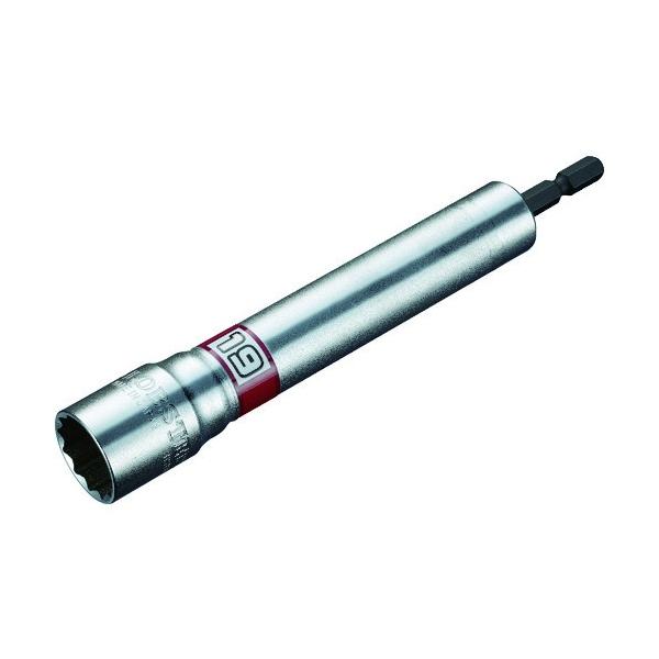 ■特徴 ボルト・ナットの角を確実にとらえ、面接触で角を傷めません。 電ドルソケットの基本形状です。 深穴式になっており、雄ねじの飛び出しが長い場合でも使用可能です。 軽量タイプで作業者の負担を軽減し、作業効率アップします。  ■用途 奥まっ...