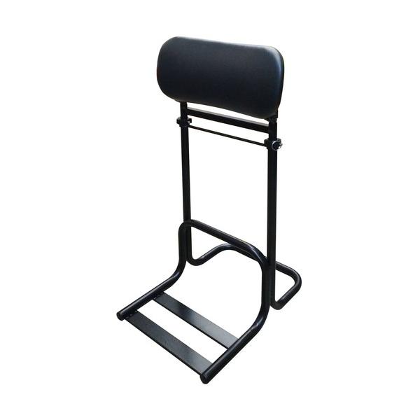 ●カウンター越しでの接客や、レジ打ち、工場など、様々な作業場の高い位置でのワークにテンポラリーチェアEXを使用することで疲労を軽減し、効率的な作業をサポート。   ●シート部のギアにより、作業内容に合わせてシートの角度を4°〜82°まで起こ...