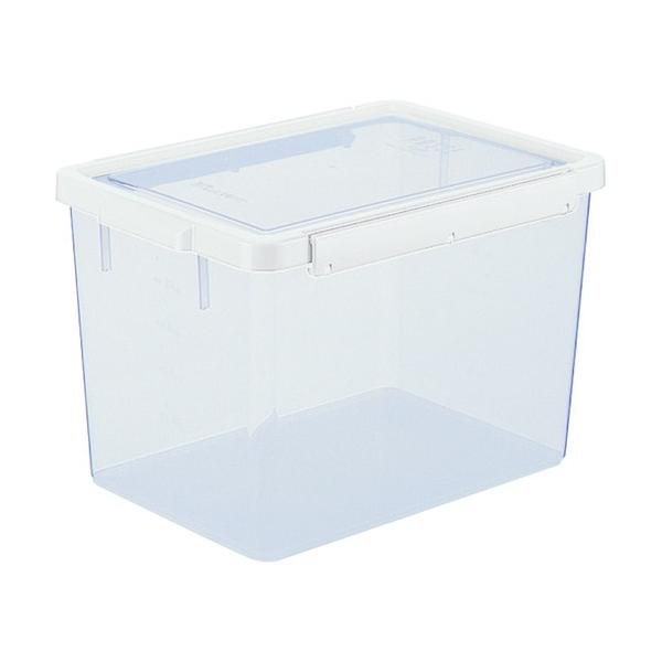 ■特徴 シリコンパッキンが付いており湿気を嫌うものでも収納できます。 ロック部を持っても外れる心配がないアップロック式のストッパーです。 本体には液体用の目盛表示が付いております。  ■材質 本体:ポリプロピレン（PP） フタ:ポリプロピレ...