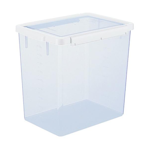 ■特徴 シリコンパッキンが付いており湿気を嫌うものでも収納できます。 ロック部を持っても外れる心配がないアップロック式のストッパーです。 本体には液体用の目盛表示が付いております。  ■材質 本体:ポリプロピレン（PP） フタ:ポリプロピレ...