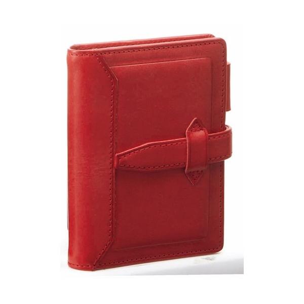 ■特長 磨くと宝石のような艶が出る手帳 ■仕様 規格:ミニ5 横(mm):94 厚さ(mm):24 ■付属品 パーソナルプロフィール1枚、ノート50枚   【入数】 1点 DPM3034R