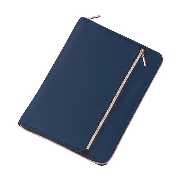 ■特長 収納性に優れたラウンドファスナータイプのノートカバー ■仕様 色:ネイビー 規格:B5 縦(mm):270 横(mm):195 ノート色:ホワイト 型番:CN202K 厚さ(mm):22 ■付属品 B5ドット方眼ノート（37行・64...