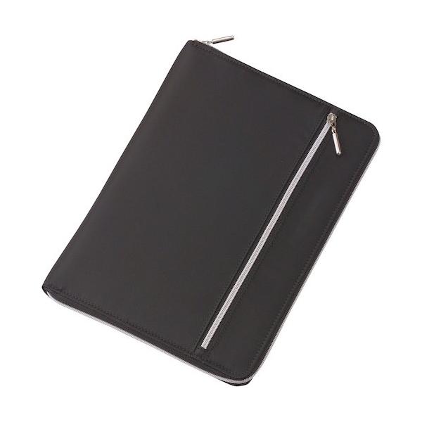 ■特長 収納性に優れたラウンドファスナータイプのノートカバー ■仕様 色:ブラック 規格:B5 縦(mm):270 横(mm):195 ノート色:ホワイト 型番:CN202B 厚さ(mm):22 ■付属品 B5ドット方眼ノート（37行・64...