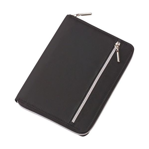 ■特長 収納性に優れたラウンドファスナータイプのノートカバー ■仕様 色:ブラック 規格:B6 縦(mm):200 横(mm):150 ノート色:ホワイト 型番:CN162B 厚さ(mm):22 ■付属品 B6ドット方眼ノート（25行・64...