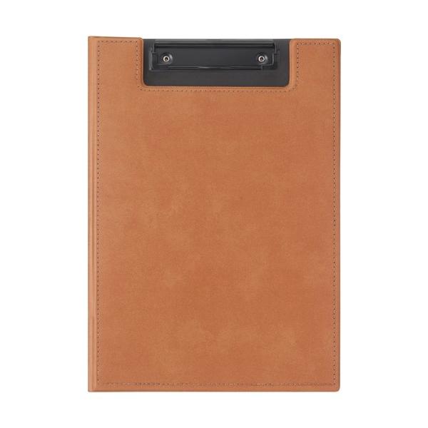 ■特徴 お手入れしやすく高級感のあるクリップファイルです。 ■材質 PVC    【カラー】 ブラウン 【重量】 380G 【原産国】 日本製 QF1336C