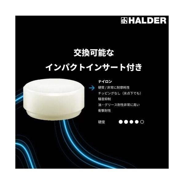 ■特徴 耐摩耗性が高く、低温でも割れにくく、低騒音です。  ■仕様 ナイロン(白) ハンマ、トンカチ、金槌、鉄槌  【入数】 1点 【原産国】 ドイツ 350803