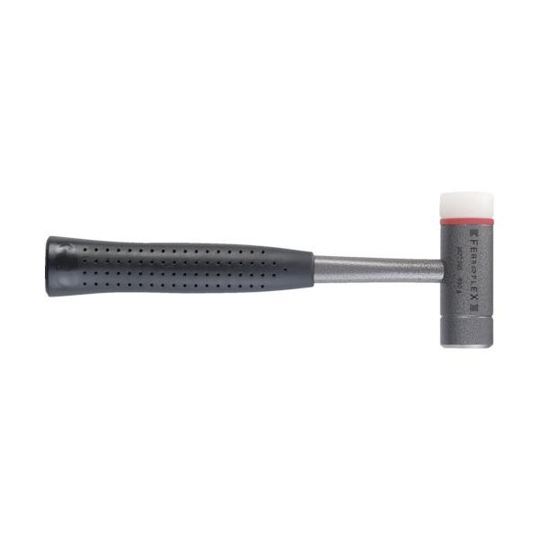 ■特徴 鉄ハンマーとプラスチックハンマーが一つになったコンビハンマーです。 金槌側のヘッドは特殊な熱処理鋼で作られており、特に打撃面は高周波焼入れにより硬化処理されています。 ナイロン製インサートは、高品質な打撃感と耐久性を伴った強度を保証...