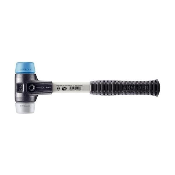 ■特徴 TPEソフト製インサート (青色、柔らかい、跡が付かない)/TPEミディアム製インサート (グレー色、中程度の硬さ、跡が付かない)が付いているSIMPLEXハンマー  強化型鋳造製ハウジングは、非常に堅牢で、その重さは強力な打撃に貢...