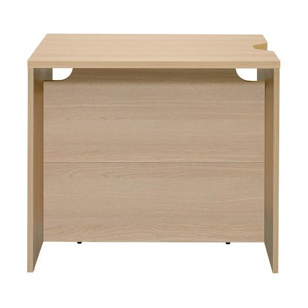 ■特徴 テンポシリーズ ローカウンター W800×D596です。 天板と幕板には配線切り欠きがあり、クランプ式コンセントタップやモニターアームの設置にも対応できます。 天板の切り欠きは、左右どちらの向きにも取り付け可能です。 テンポ ローカ...