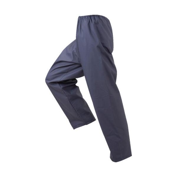 ■特徴 ポリエステル補強糸を塩化ビニールフィルムでサンドイッチした丈夫なレインパンツです。  ■用途 雨天時の野外作業。  ■材質 ポリ塩化ビニール（基布:ポリエステル） 【内容量】5着【JAN】4906554261064  【入数】 1点...