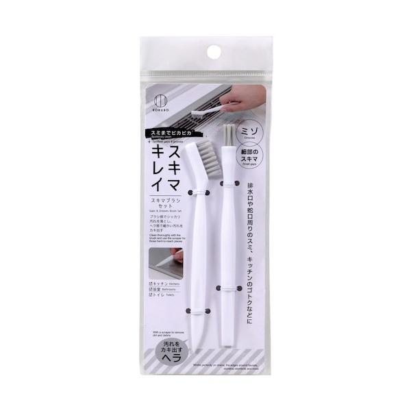 ■特徴 排水口や蛇口周りのスミ、キッチンのゴトクなどに使用できます。  ■仕様 ブラシ部でシッカリ汚れを落とし ヘラ部で細かい汚れをカキ出す ■材質 柄:ポリプロピレン 毛:ポリプロピレン 【内容量】10個【JAN】495681023927...