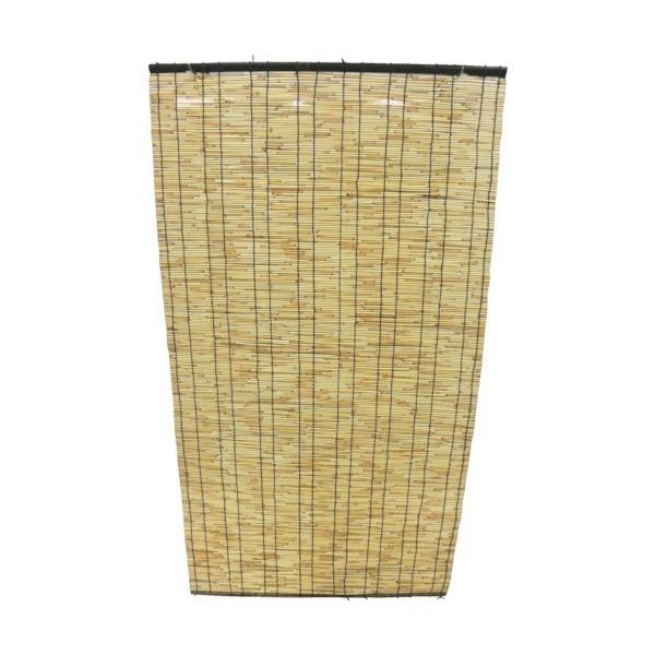 ■特徴 素材に高級な葦と竹を使用した最高級すだれです。  場所を選ばず使用できます。  最高級の涼を感じさせます。  ■用途 窓に吊るせば日差しの遮りで電気代の節約、目隠してプライバシー保護に。  ■材質 本体:葦 桟:黒竹/虎竹 編み糸:...