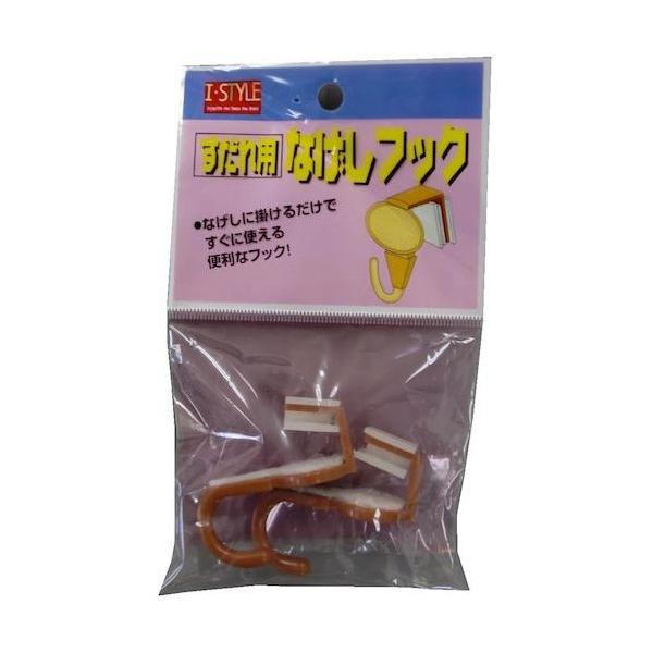 ■特徴 なげし部分に簡単に取付けられます。  ■用途 すだれをつり下げ用。  ■仕様 耐荷重1．5kg ■材質 本体:ABS樹脂 【内容量】2個×12組【JAN】4958627881747  【入数】 2個 E090
