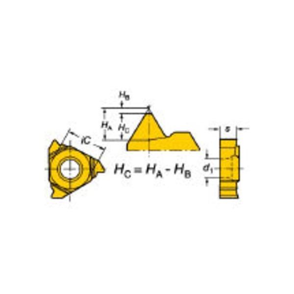 ■用途 内径ねじ切り加工用。 ウィットワース55°ねじ用。 加工ピッチ:20山用。  ■仕様 T-Max Uロック、ねじ切り加工用チップ コーティング超硬チップ クイックチェンジ式 ●チップサイズ:11  ●T-Max Uロック、ねじ切り加...