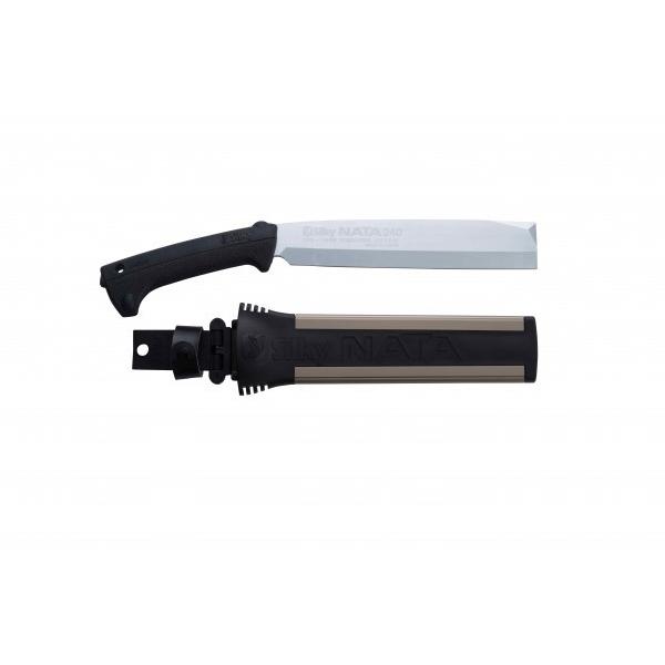 ●特徴: ・シルキーナタ。 ・目指したのは日本刀の切れ味。 ・硬度と靱性を両立した特殊合金鋼ブレード。 ・ゴム製で滑りにくく、 打撃時の衝撃を大幅に軽減しブレードをグリップで挟み込み、ブレードが抜けてしまう心配のない特許技術ゲンキグリップが...