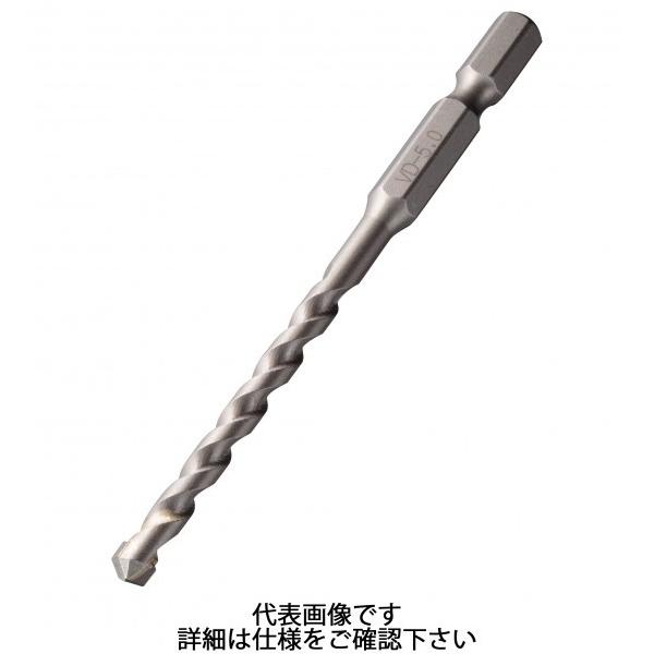 ●コンクリート・ブロック・モルタルを穿孔できます●2エッジドリルでスムーズな穿孔が可能です●振動ドリル(モード)でコンクリートに穴あけできる！ ドライバ、ネジ回し  【入数】 1本 VD43P