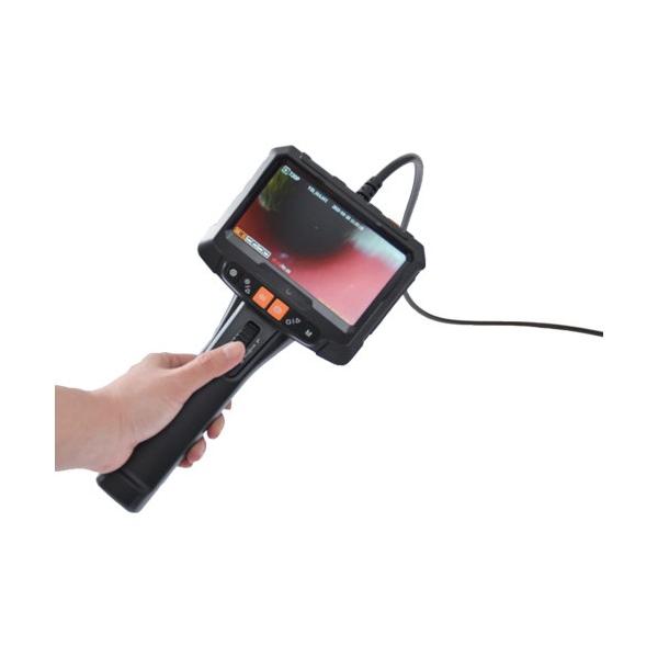 【特長】 ●先端が曲がるメインとサイドの2カメラを搭載した8mm工業用内視鏡 ●手元の操作で約210度湾曲するメインカメラと、側面を見ることができるサイドカメラと2つのカメラを搭載した工業用内視鏡です。 ●それぞれに調光可能なLEDライトを...