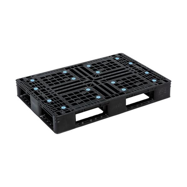 商品画像はイメージ画像です。実際とは異なる場合がございます。 ■特長 上面・下面が別形状のパレットです。 パレット裏側は「田」の字構造となっています。 ハンドリフトが使用できるパレットです。 ■仕様 最大動荷重(kg):1000 最大静荷重...