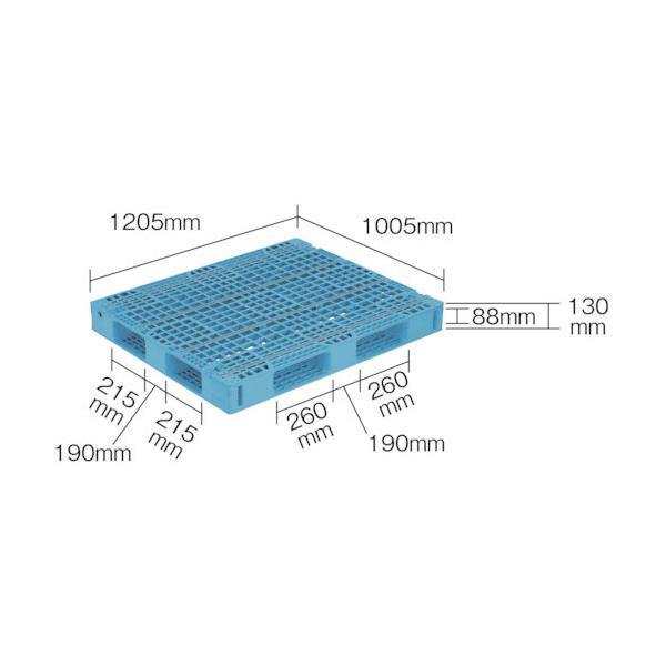 ■特徴 クロスサポーター(別売)対応冷凍倉庫・冷蔵用パレットです。 縦・横差しタイプパレットサポーター対応です。  ■用途 冷凍・冷蔵庫用  ■仕様 片面四方差し パレットサポーター(別売)対応  ■材質 ポリエチレン（PE）   【入数】...